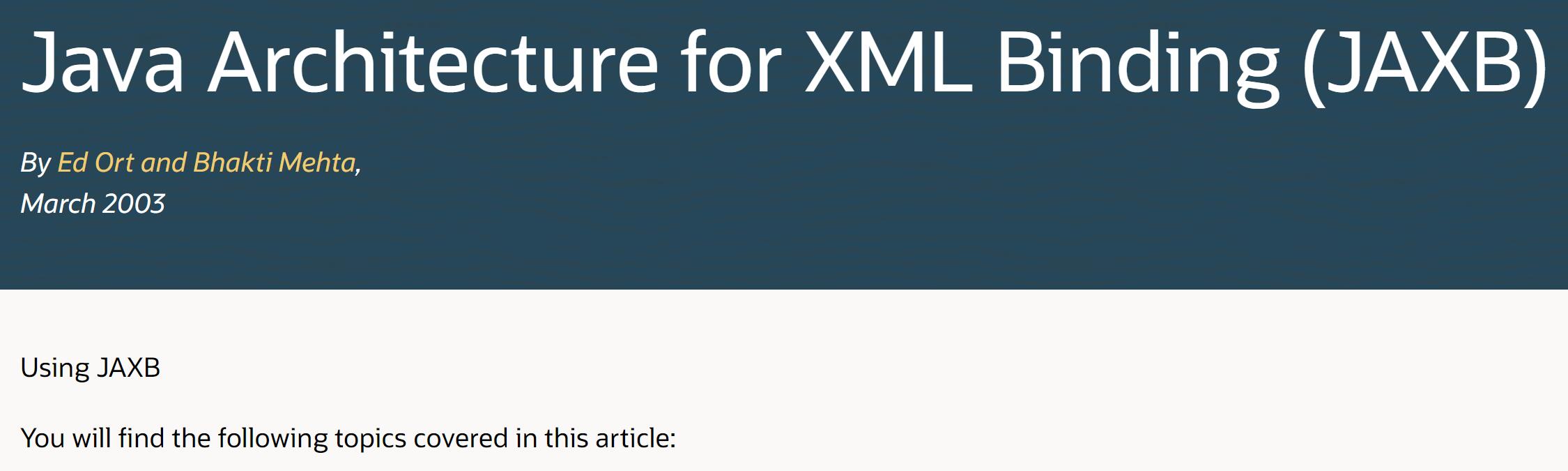 JAXB Xml KKKPJSKEY s Case Archives